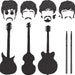 Beatles Band Embroidery Design Beatles Digital Design the Beatles ...