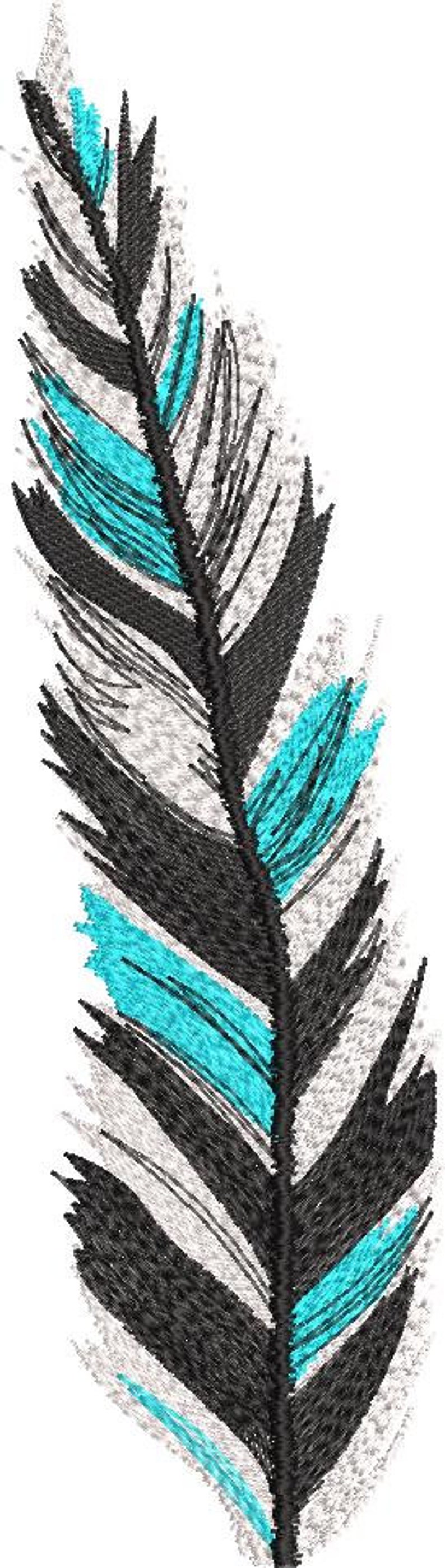 Feather Machine Embroidery Design Machine Embroidery Feather - Etsy