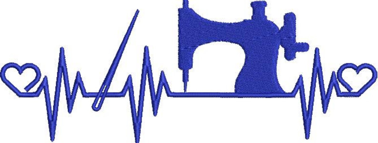 Sewing Machine Embroidery Design Sewing Machine Heart Beats Collection ...