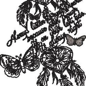 Always Listen to Your Heart Embroidery Pattern Listen to Your Heart ...