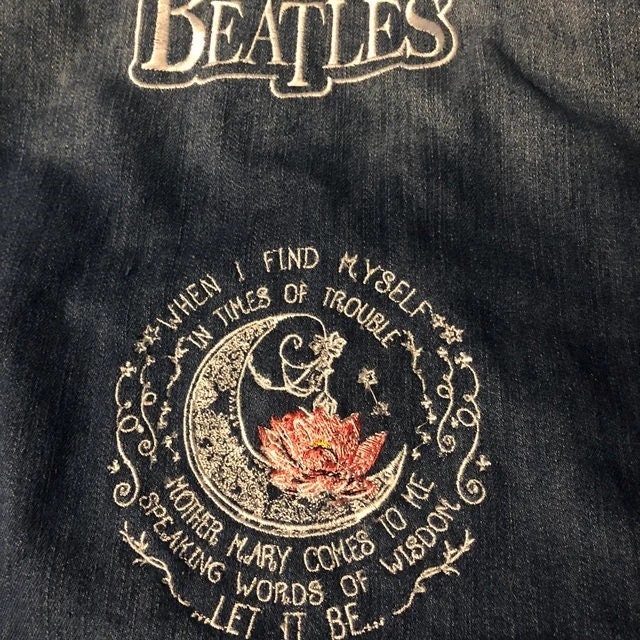 Let It Be Beatles Song Embroidery Pattern Beatles Embroidery - Etsy UK