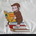 Monkey Embroidery Design Curious George Design Monkey Reading Book ...