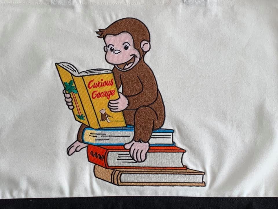 Curious George Reading A Book