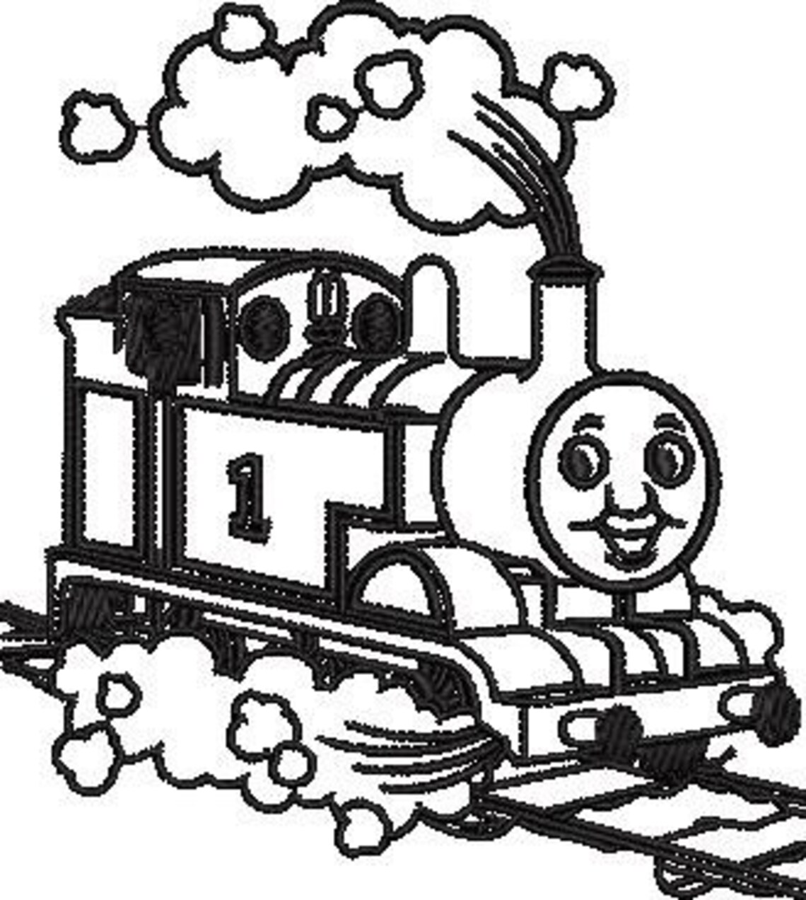 Thomas the Train Embroidery Pattern | Etsy