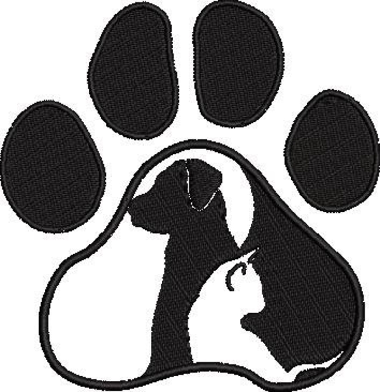 Dog Cat Embroidery Pattern Cat and Dog Machine Embroidery - Etsy