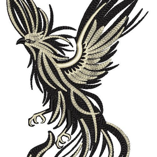 Phoenix Bird V2 Embroidery Machine Designs Instant Digital - Etsy