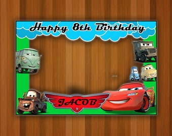 Cars photo booth | Etsy