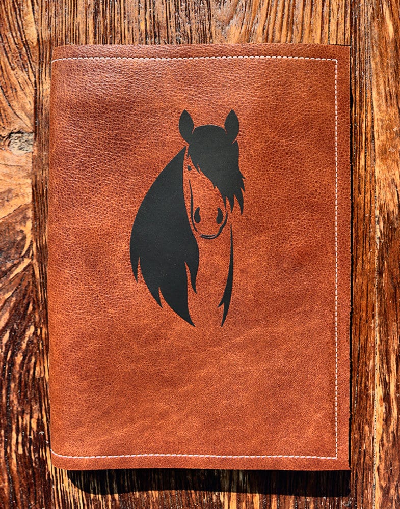 Horse Passport Folder Made of Leather With a beauty Motif for up to 7 ...