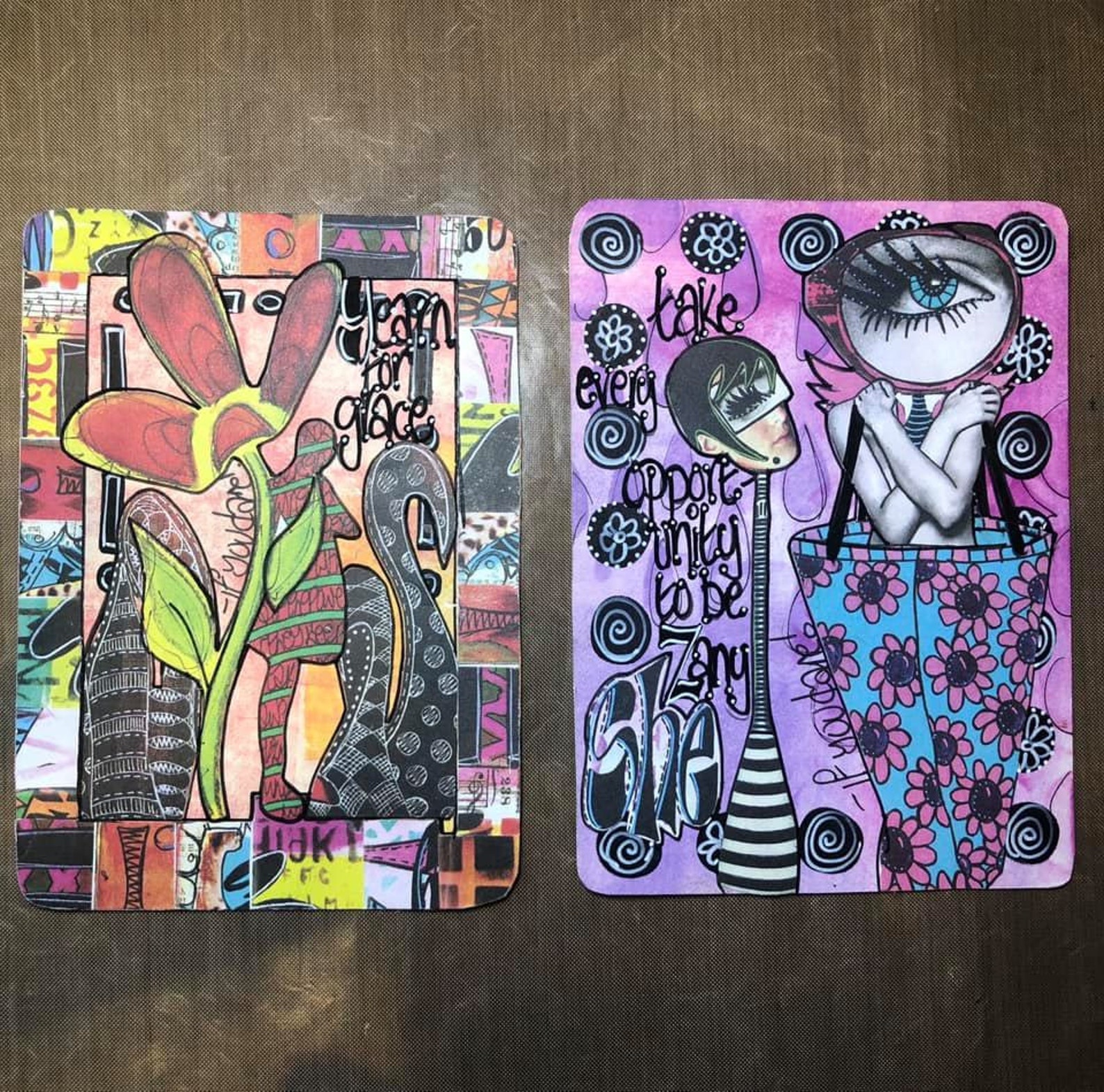 Dyan Reaveley Distinctly Dylusions Online Class 2 | Etsy