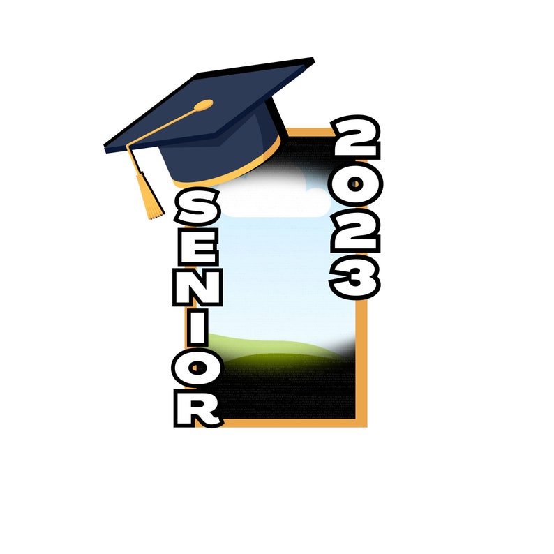 Graduation Fan Templates Bundle for Seniors | 5 Digital Designs for ...