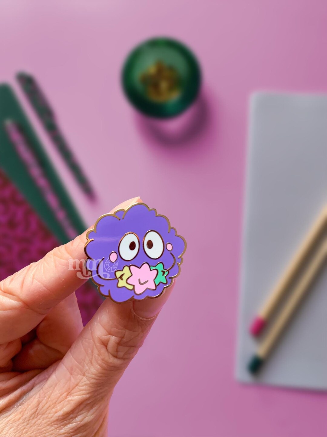 Hard Enamel Pin, Susuwatari, Soot Sprite, Ghibli, Accessory for Jacket ...