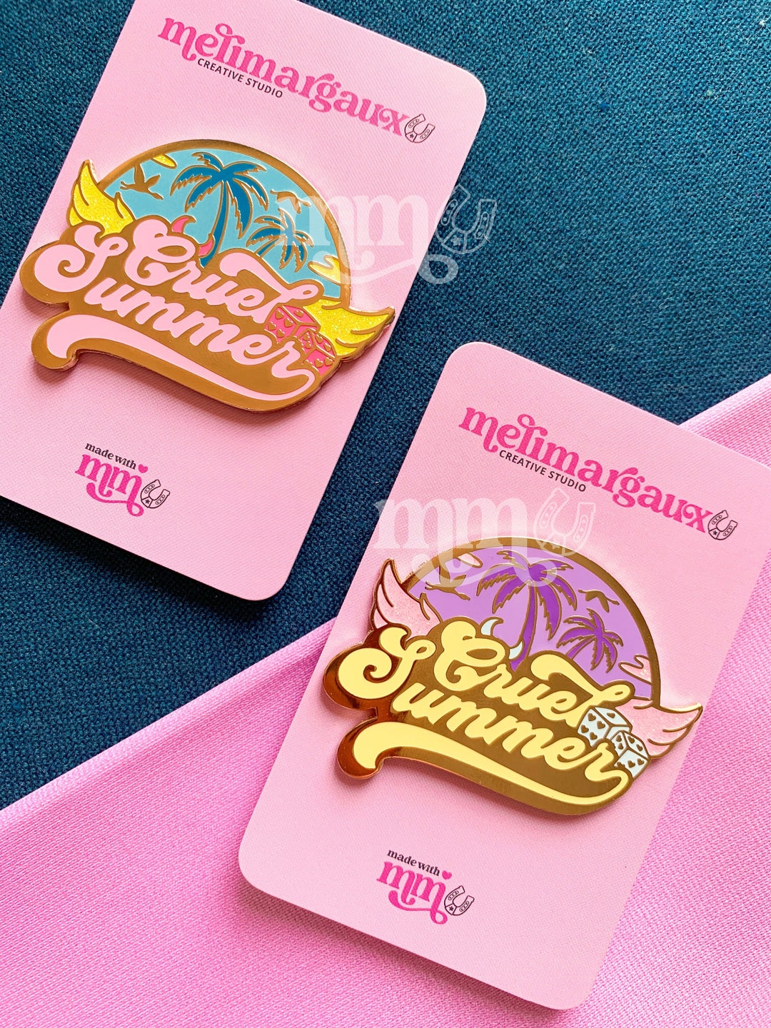 Enamel Pin, Cruel Summer, Angel and Demon - Etsy