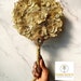 Gold Hand Fan,wand Handfan,round Hand Fan,lace Handfan,wedding Handfan ...
