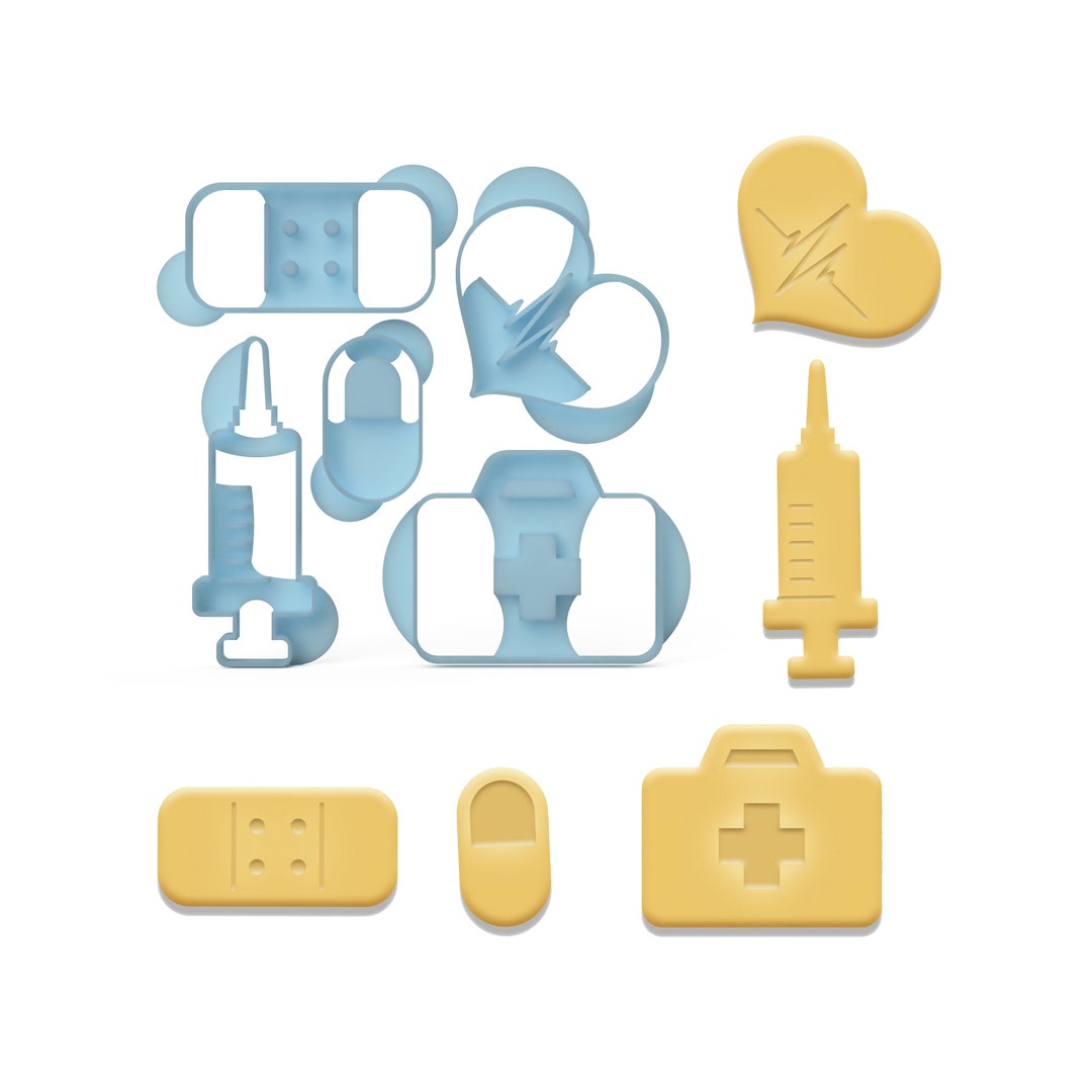 Set of 5 Cookie Cutters, Medical Cookie Cutters, Perfect as a Gift for ...