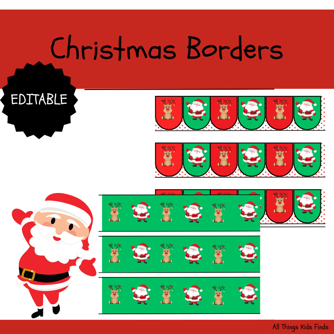 Christmas Bulletin Board Borders - Etsy