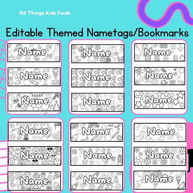 Bookmark Tags - Etsy