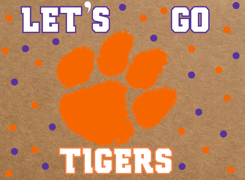 Hand Painted College Game Day Banners Clemson USC Gamecocks - Etsy