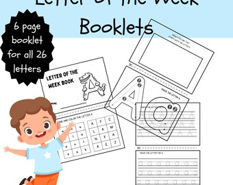 Aa- Letter of the Week Alphabet Activities - Etsy