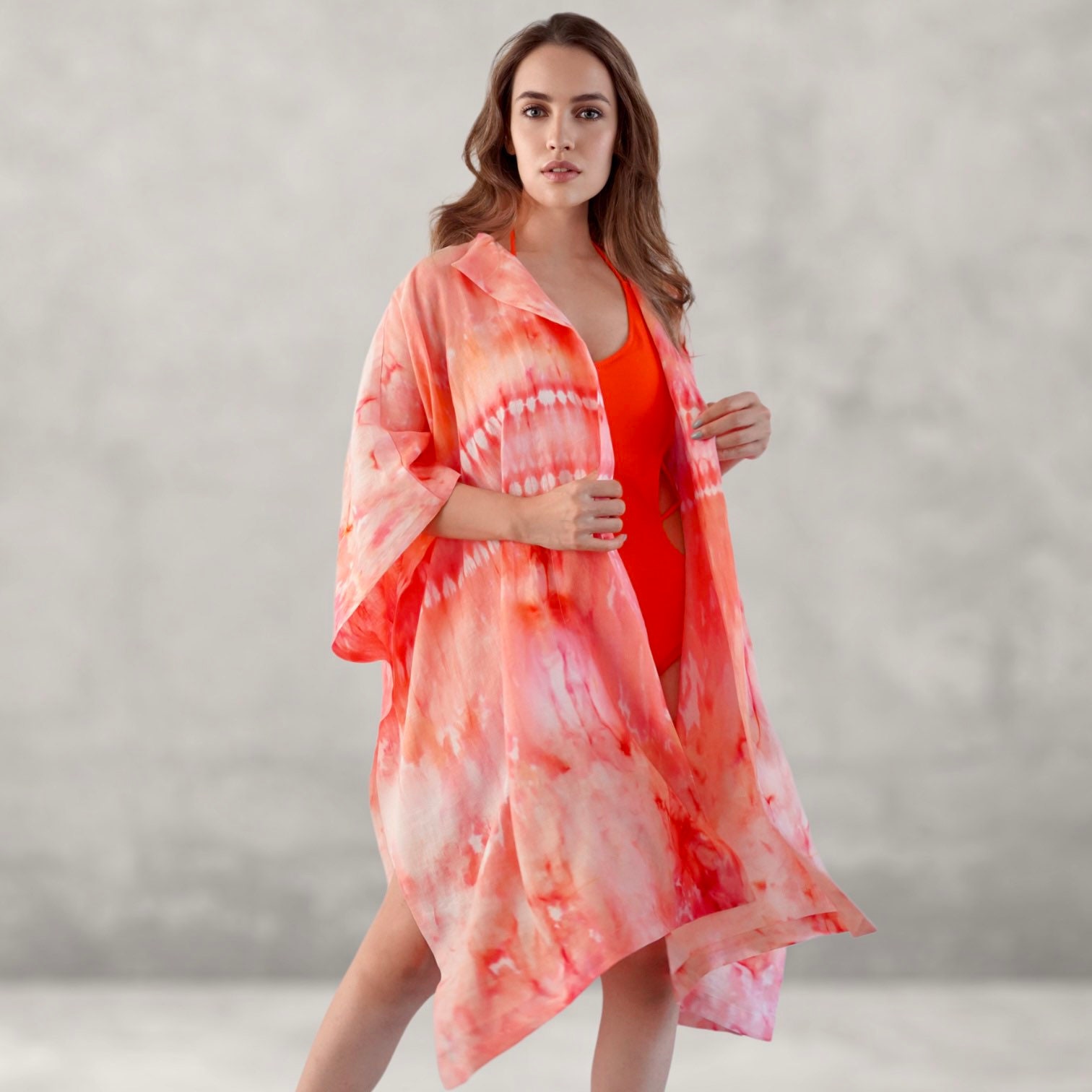 Open Front Long Cover Up - Etsy