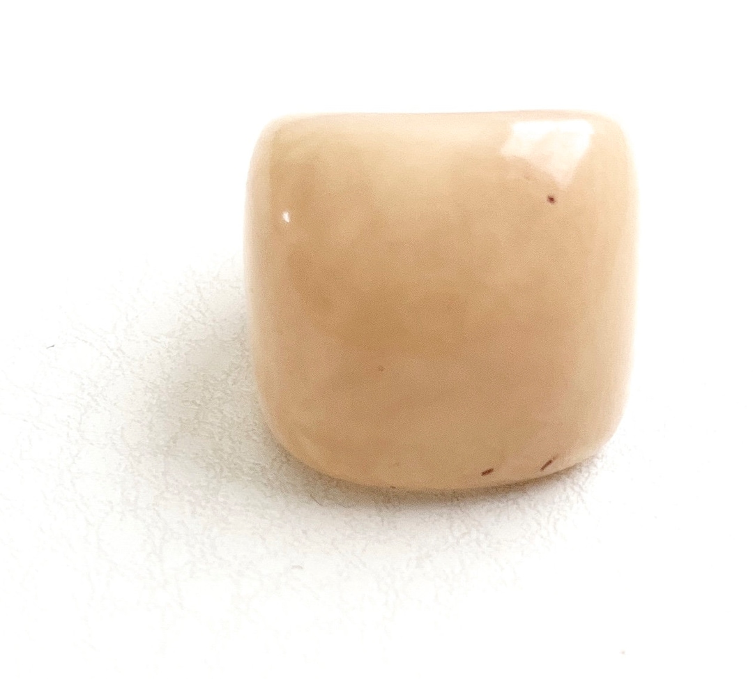 Tagua Nut Ring in Ivory White TAG804, Eco-friendly Tagua Ring, Organic ...