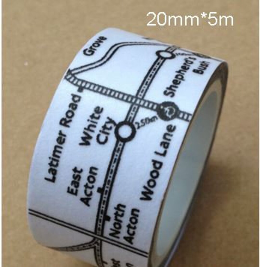 Washi Tape street Map, Travel, Traveling, Masking Tape, Holiday, Tape ...