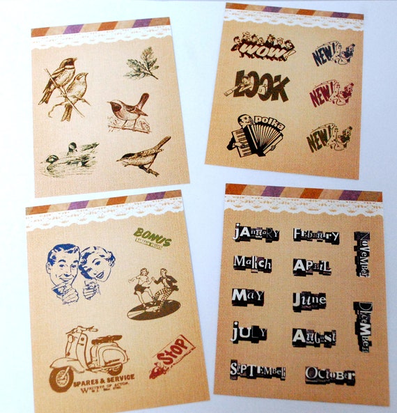 Stickermix vintage | Etsy