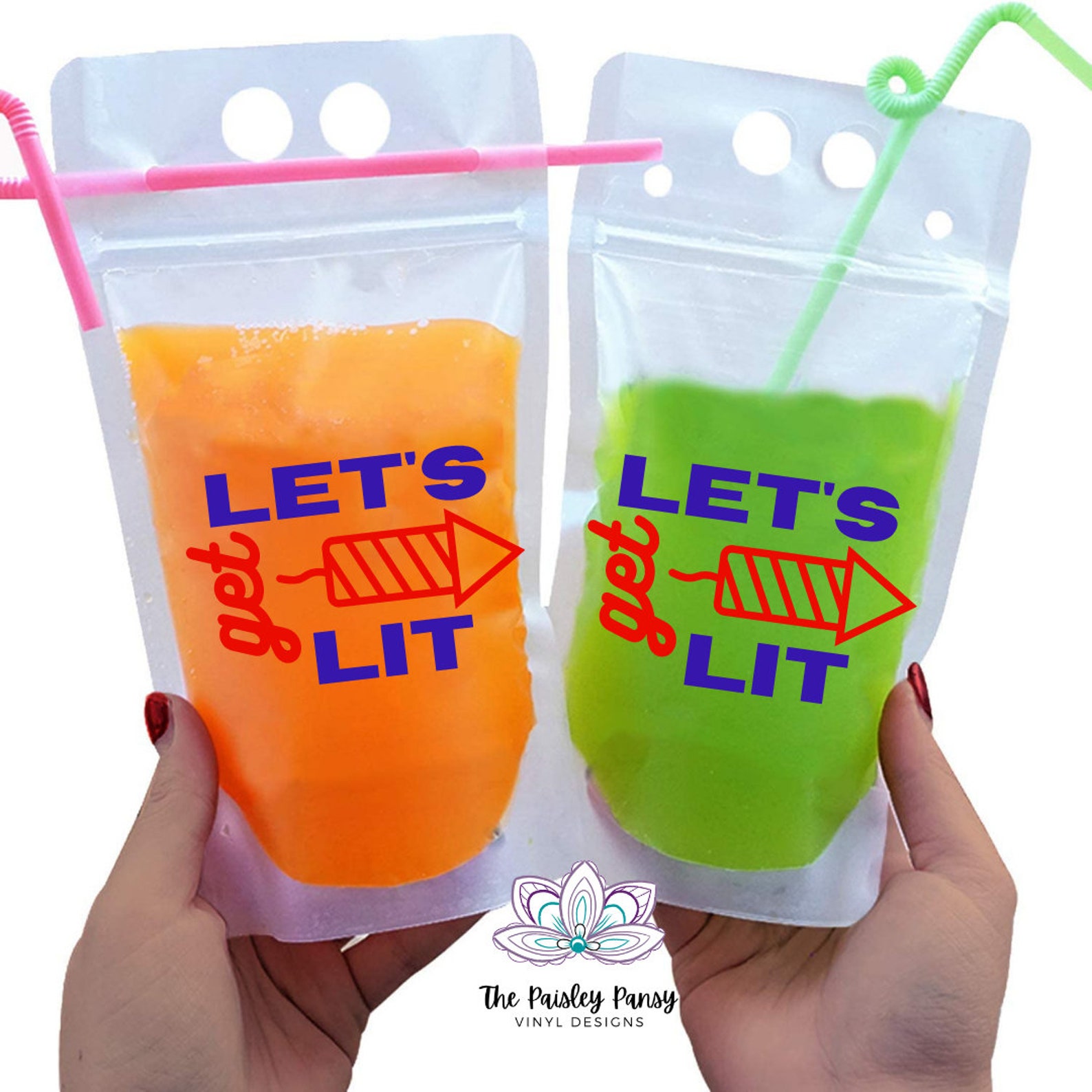 Bolsa de jugo para adultos: Let's Get Lit - Etsy España
