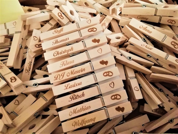 Clothespin Name Tags
