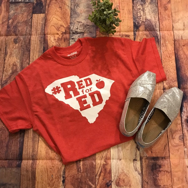 Red for Ed Tshirt - Etsy