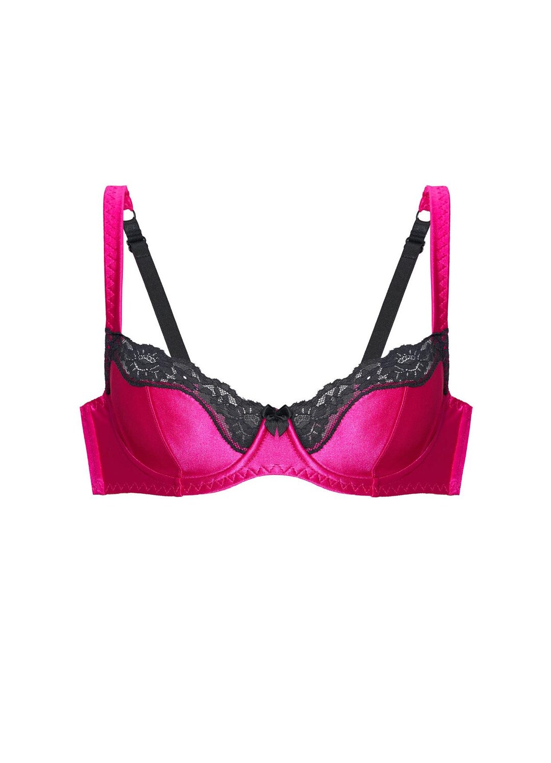Handmade Virginia Fuchsia Lycra Bra - Etsy