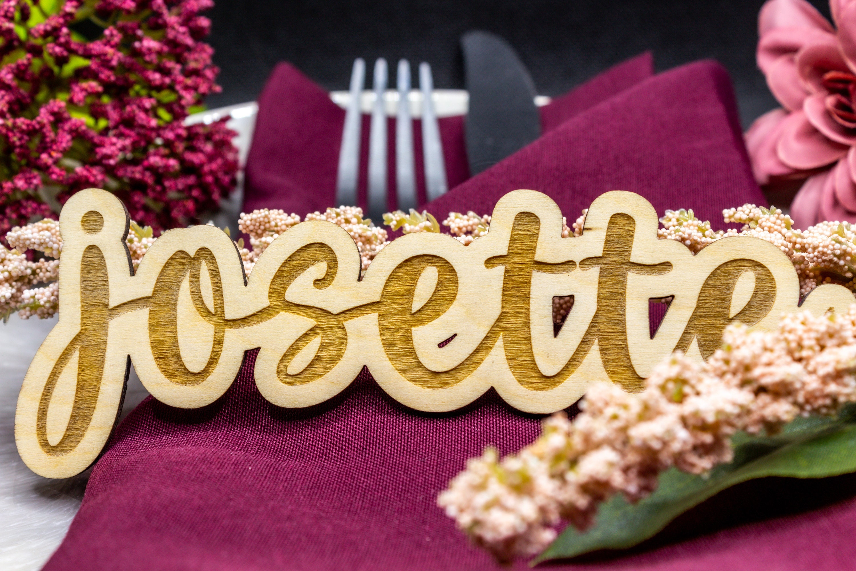 Laser Cut Name Placecards - Etsy