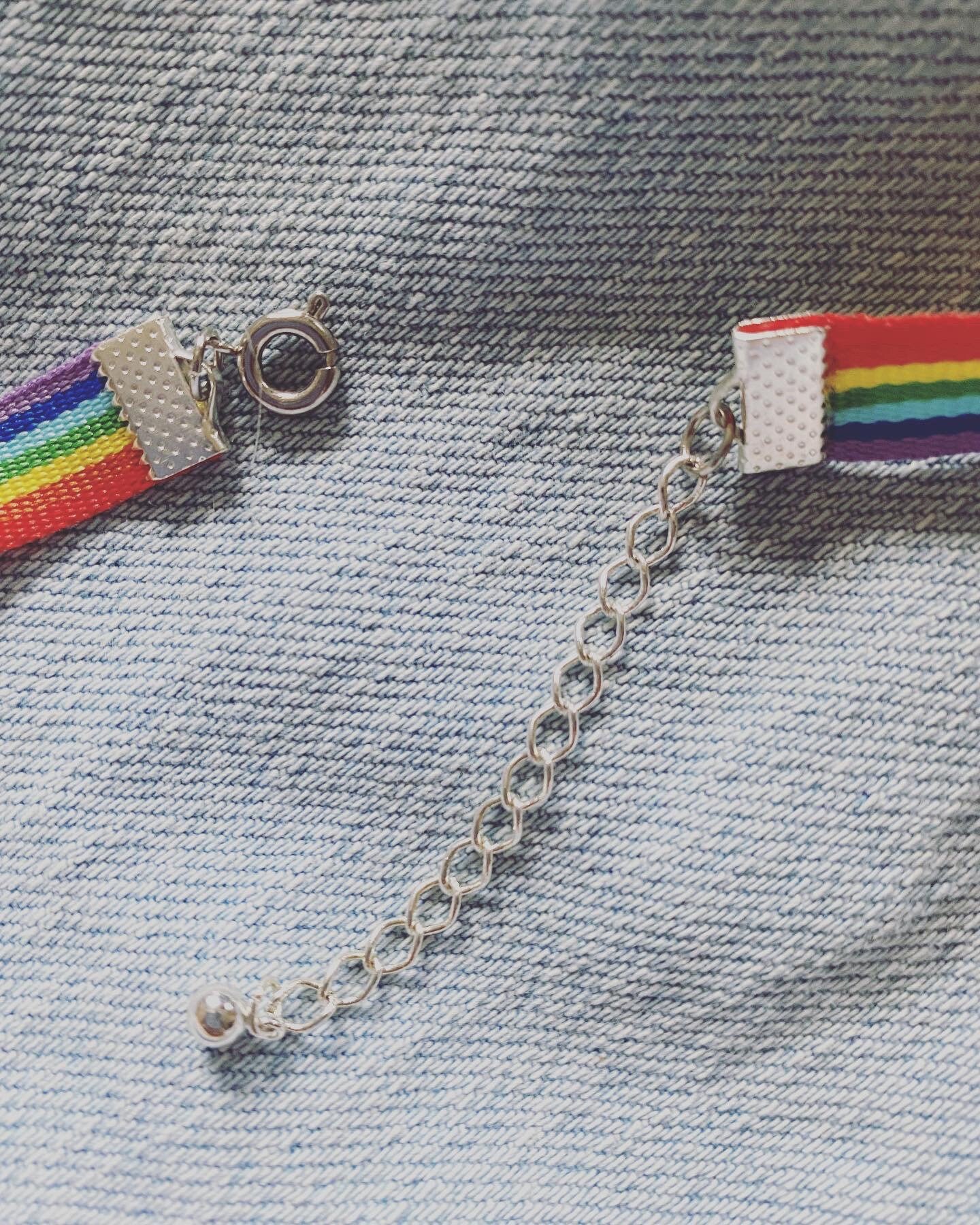 Pride Choker Necklace Ribbon Choker LGBTQIA Pride Swag - Etsy UK