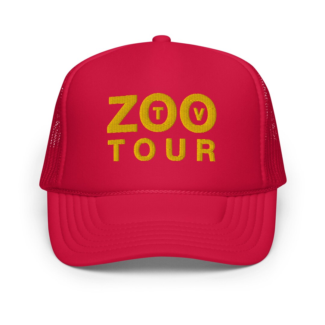 U2 Zoo TV Logo Foam Trucker Hat - Etsy