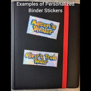 Holographic Pokeman Binder Stickers for Organizing and Labeling: WOTC to Modern Sets and ...