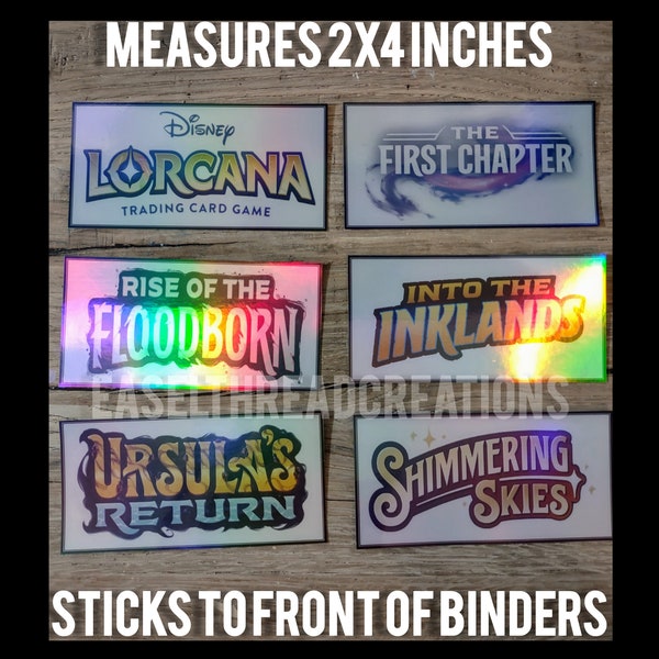 Lorcana Trading Binder - Etsy