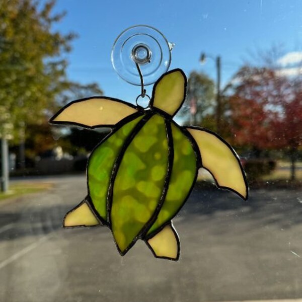 Stained Glass Turtle - Etsy