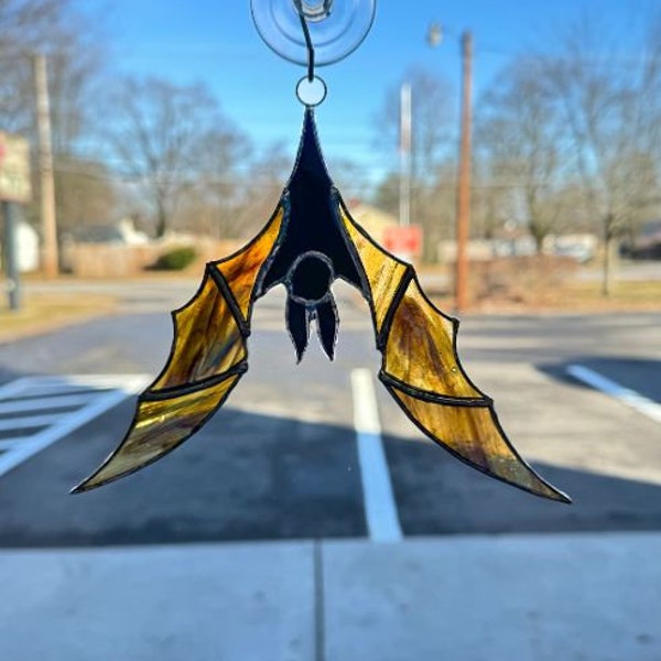 Bat Stained Glass - Etsy