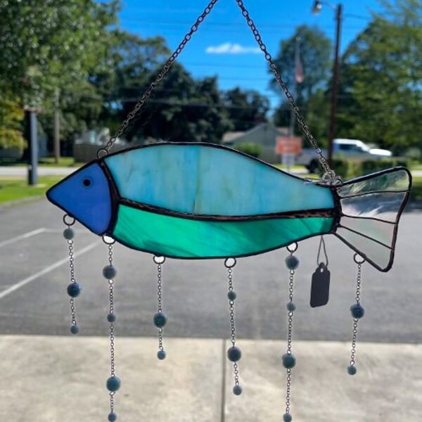 Stained Glass Fish - Etsy
