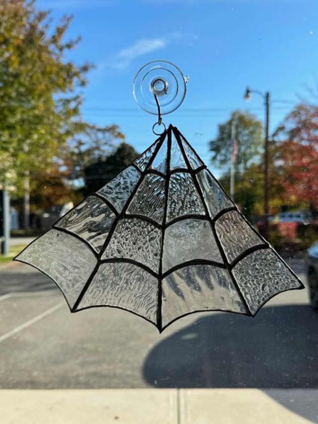 Stained Glass Spider Web - Etsy