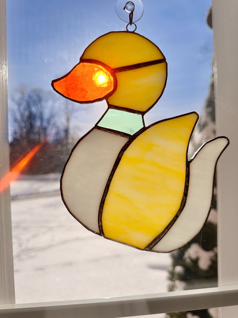 Stained Glass Duck - Etsy