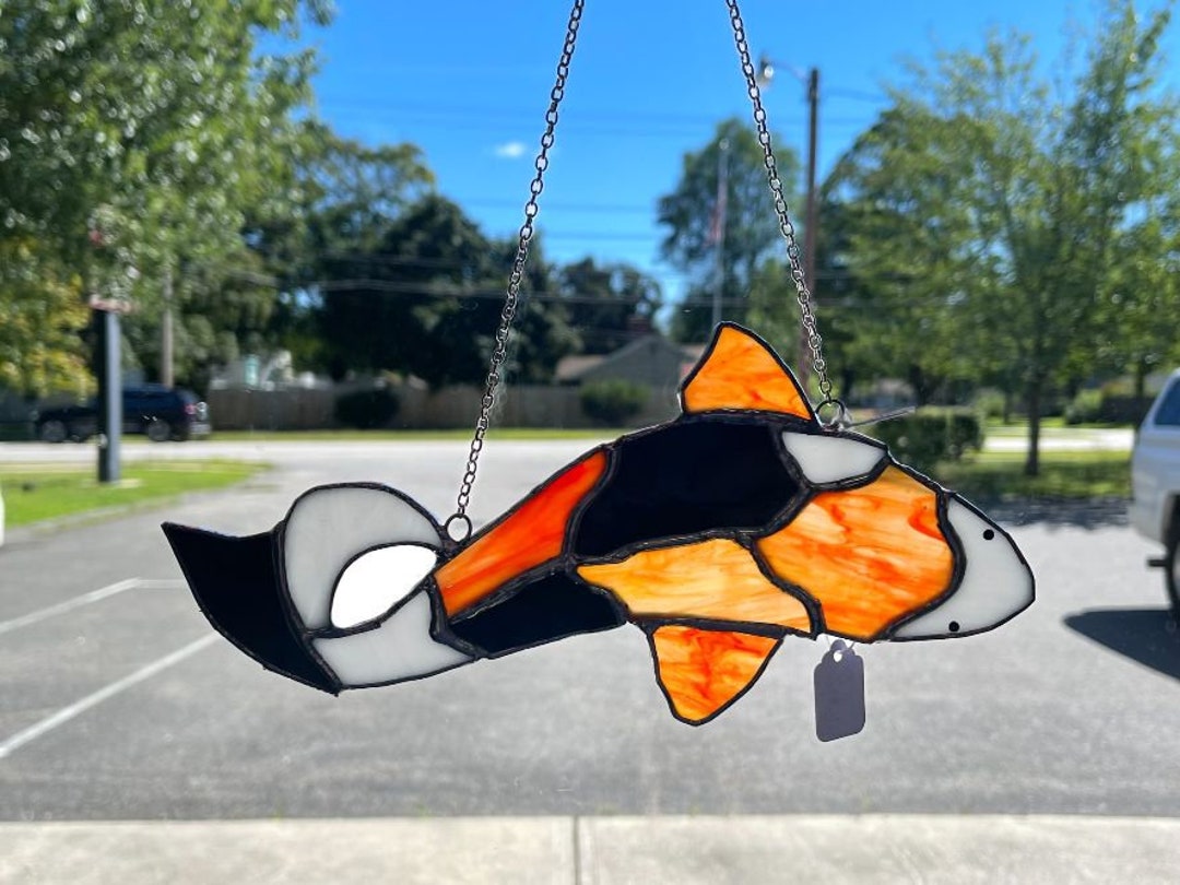 Stained Glass Koi Fish - Etsy