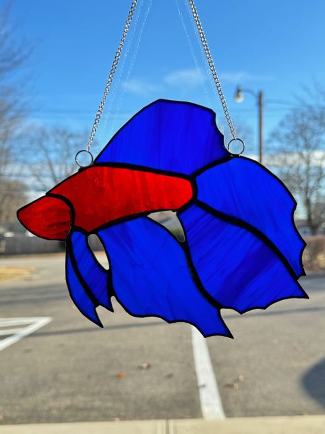 Stained Glass Betta Fish - Etsy