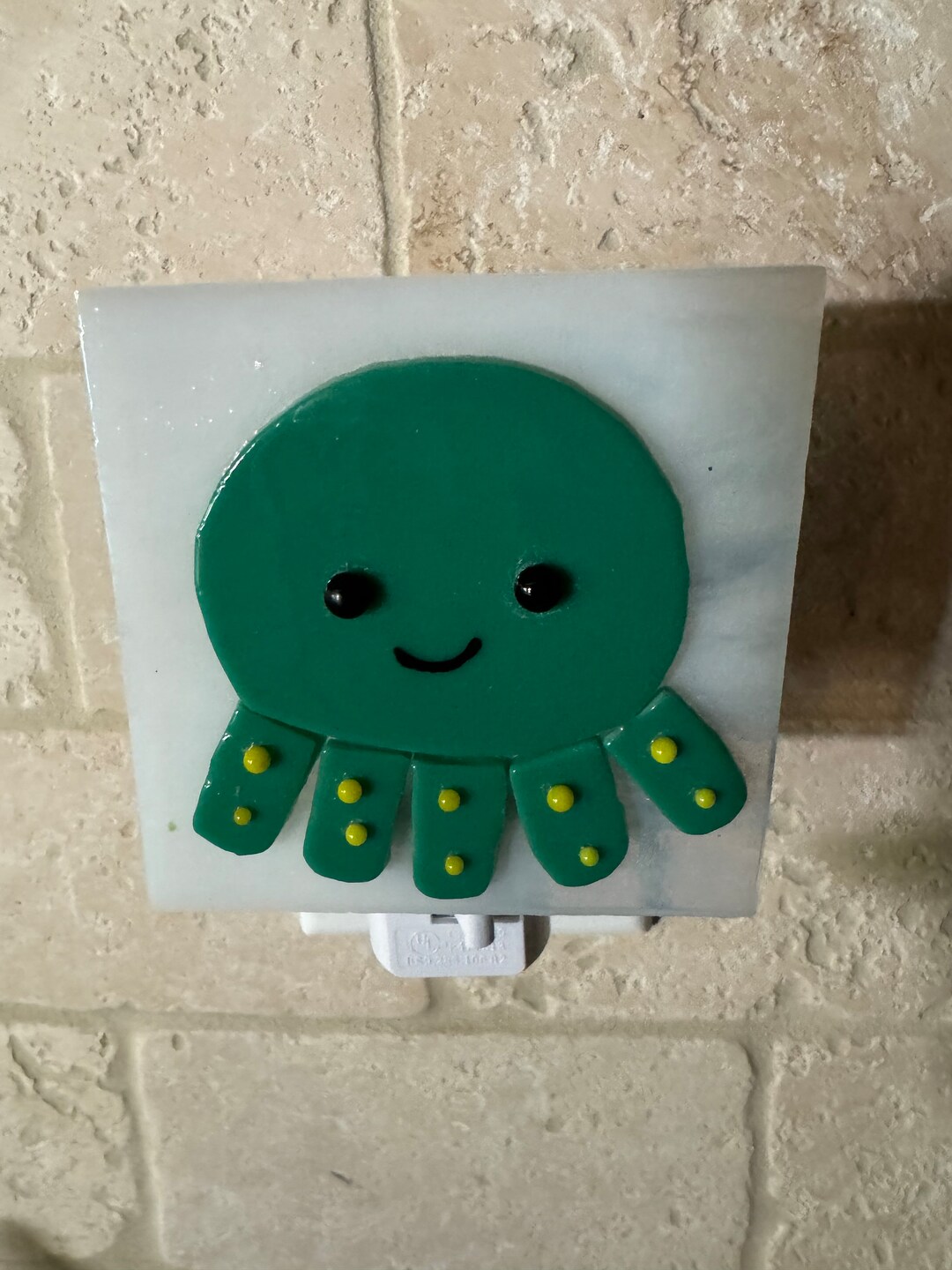 Fused Glass Octopus Night Light - Etsy