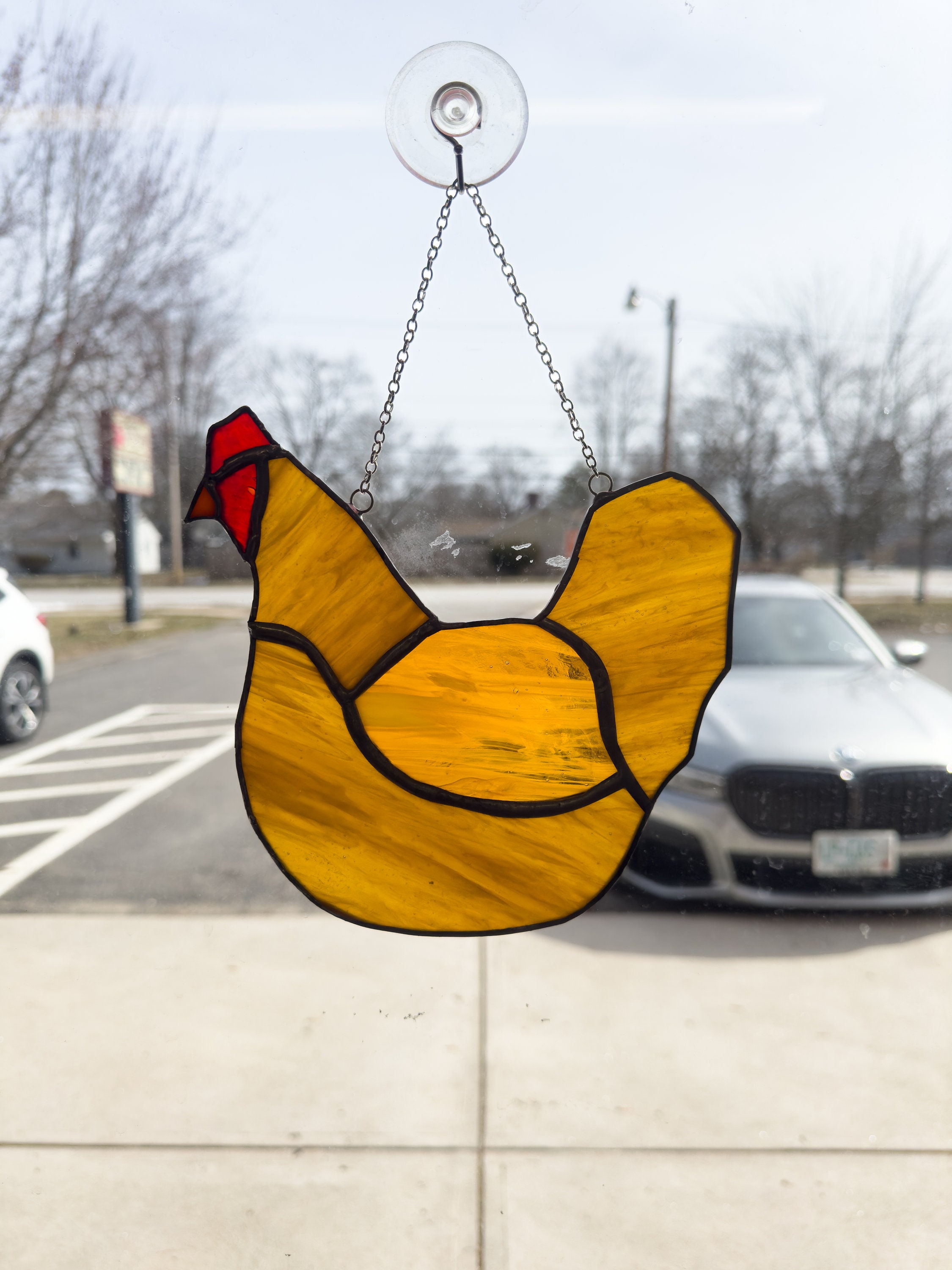 Stained Glass Chicken - Etsy