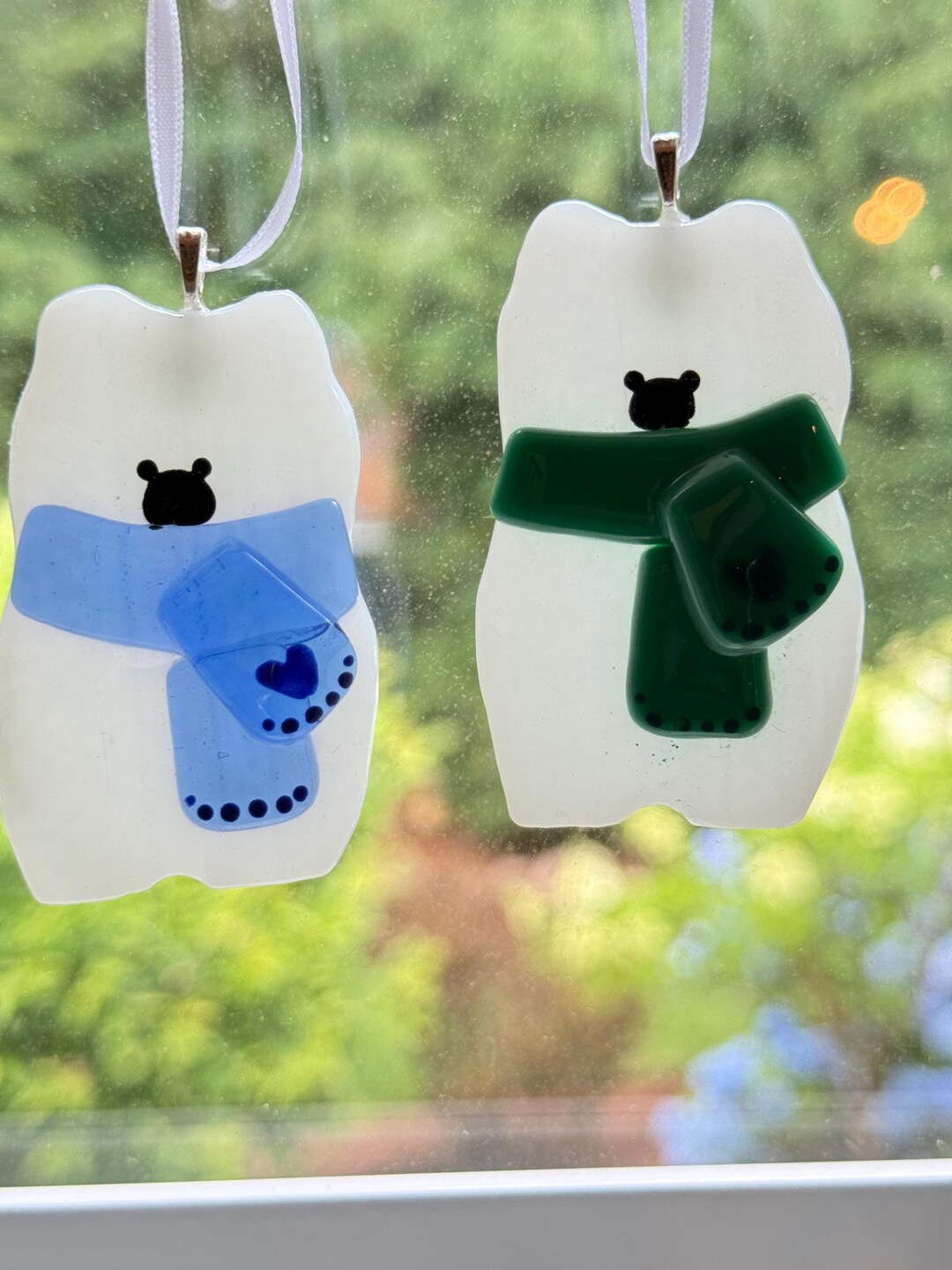 Fused Glass Polar Bear - Etsy