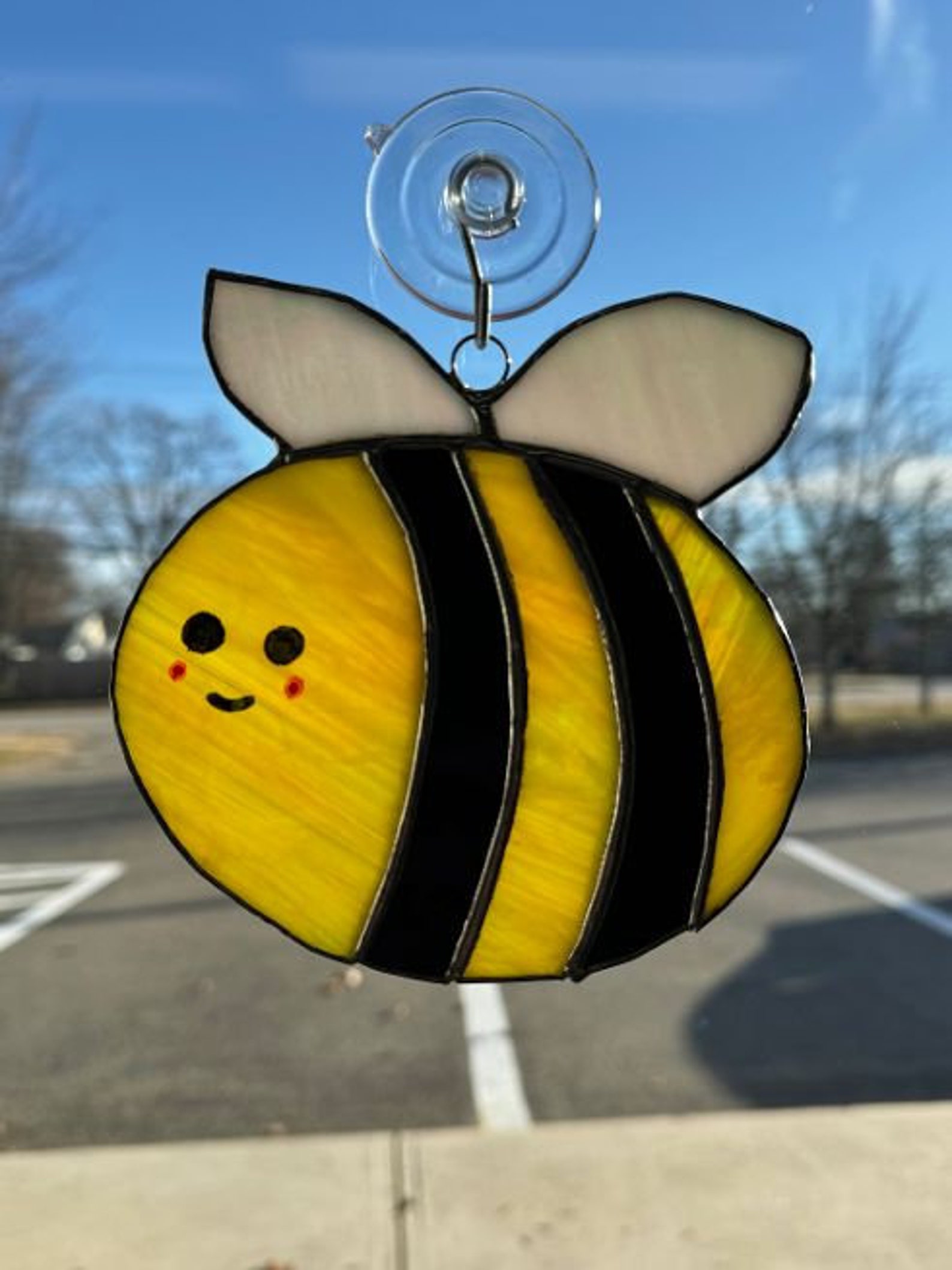 Stained Glass Bee - Etsy