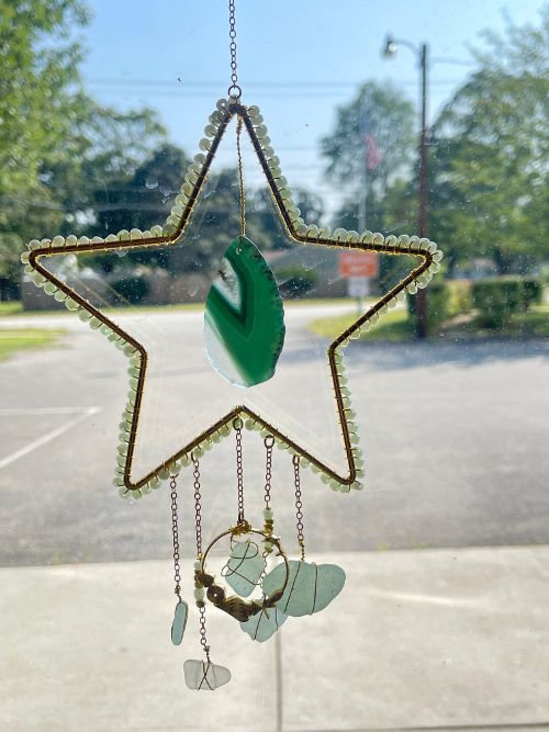 Sea Glass Star Suncatcher - Etsy