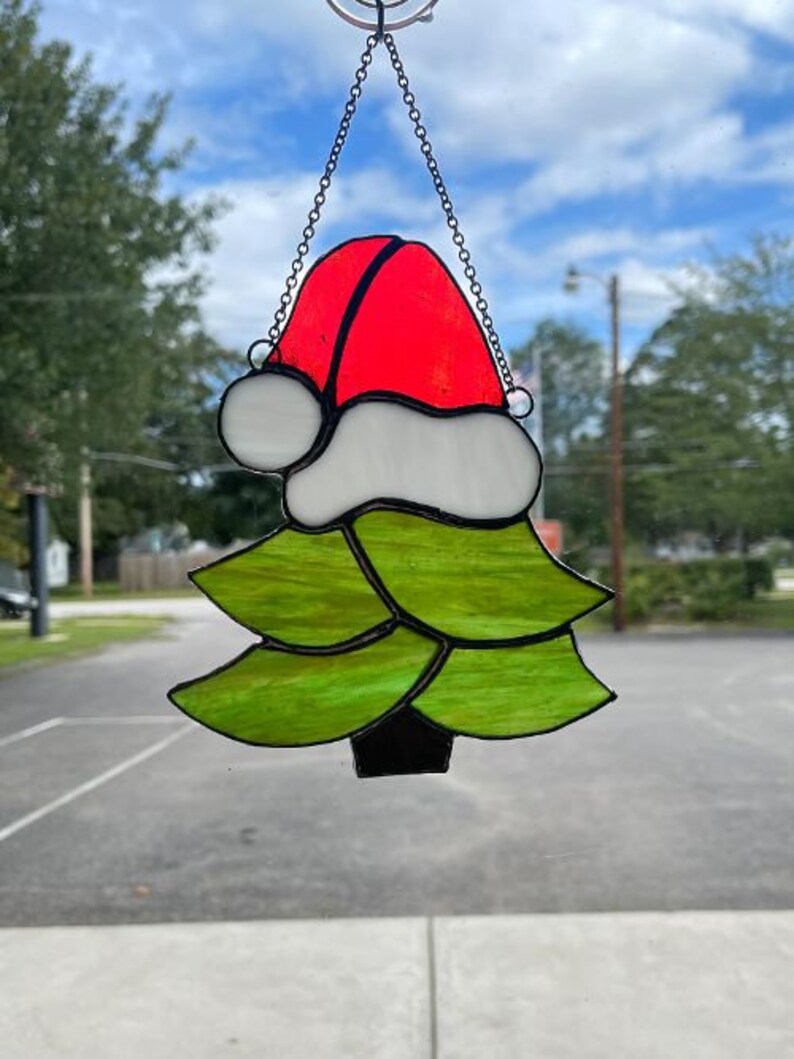 Stained Glass Christmas Tree - Etsy