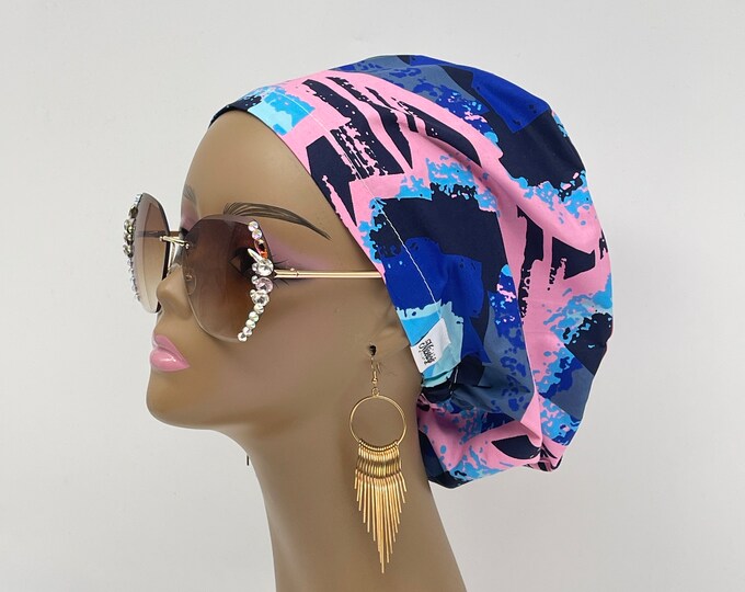 Adjustable Surgical OR SCRUB CAP, Navy Royal Blue Pink Baby Blue Europe ...