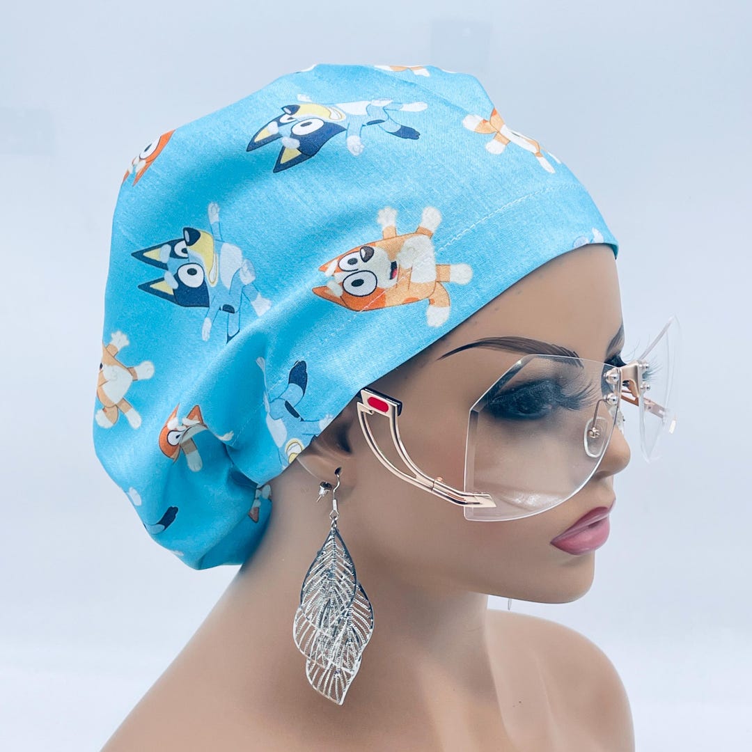 Adjustable Surgical OR SCRUB CAP, Bluey Baby Europe Style Nursing Caps ...